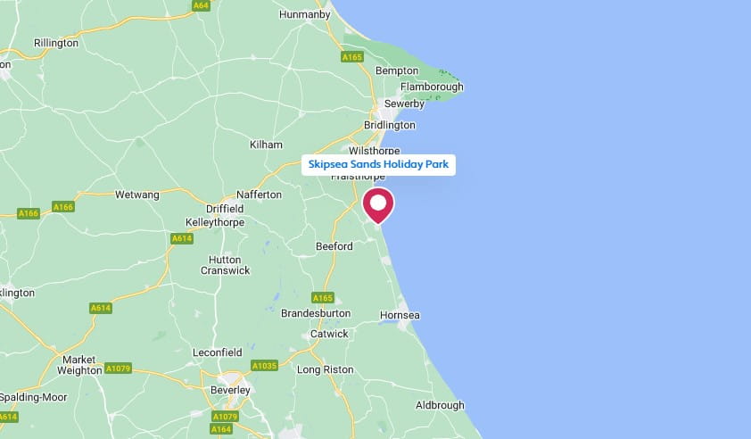 Directions & Map to Skipsea Sands Holiday Park, Yorkshire