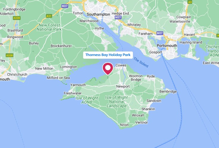 Directions & Map to Thorness Bay Holiday Park, Isle of Wight