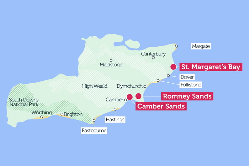 Holiday Parks & Caravans Holidays in Kent and Sussex
